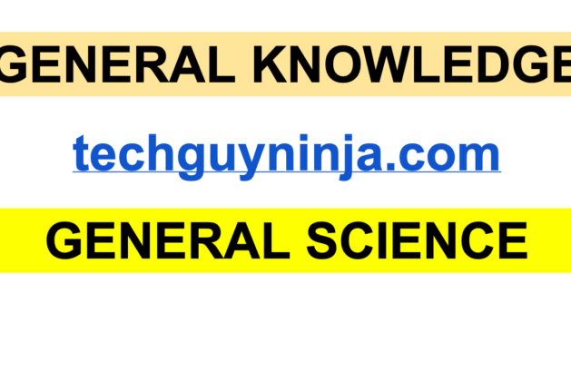 General Science – General Knowledge Multiple Choice Questions and ...